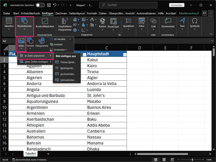 Excel: Bilder in Zelle einfügen – so wird's gemacht | heise online