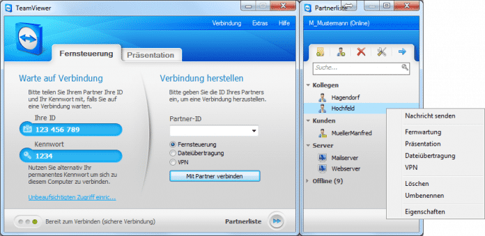 Fernwartungsoftware Teamviewer 6 mit Detailverbesserungen | heise online